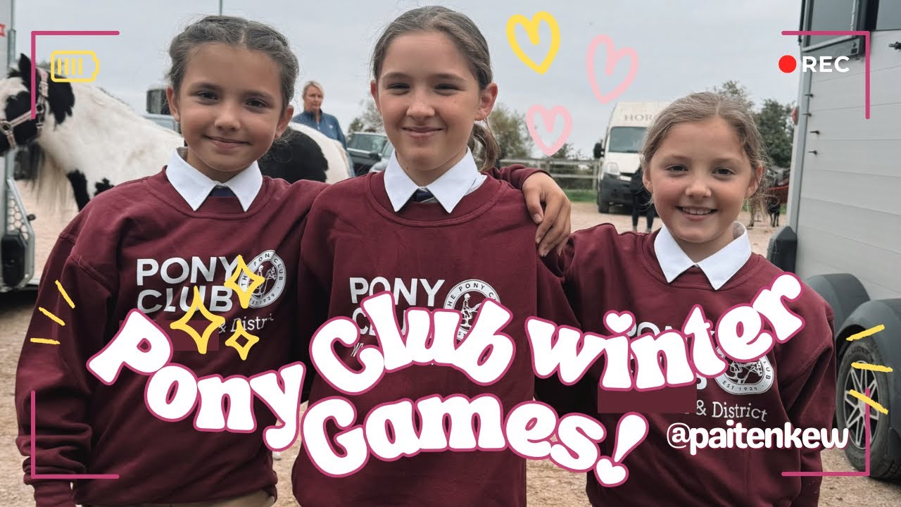 MY FIRST PONY CLUB WINTER GAMES COMP | Come with me to my first ever ...