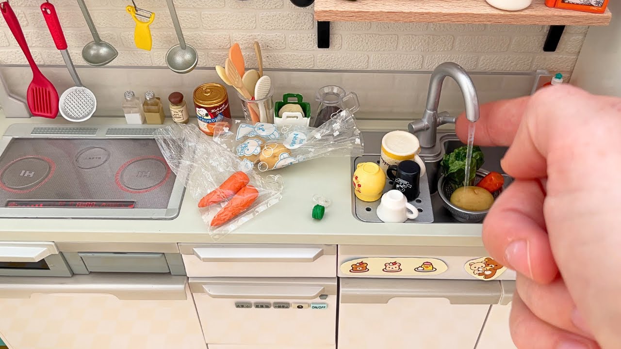 Best of Miniature Cooking 🍡 Re-ment mini kitchen set 🍡 Re-ment ...