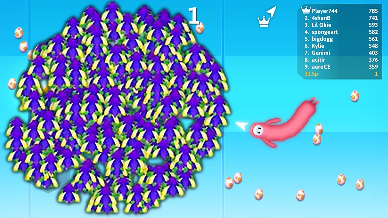 Fall Guys in Snake.io - YouTube