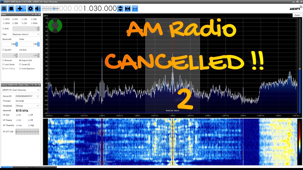 AM Channel Cancellation 2 - YouTube