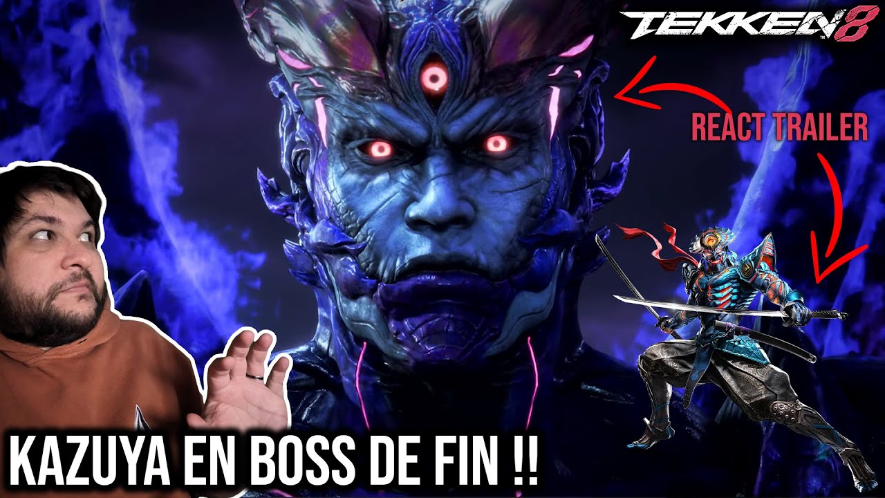 Kazuya en boss de fin👿👿 (React Yoshimitsu/Story trailers) | Tekken 8 ...