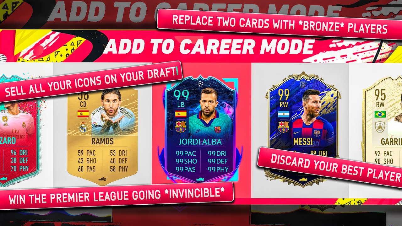 CAREER MODE FUT DRAFT CHECKLIST!! FIFA 20 Career Mode - YouTube