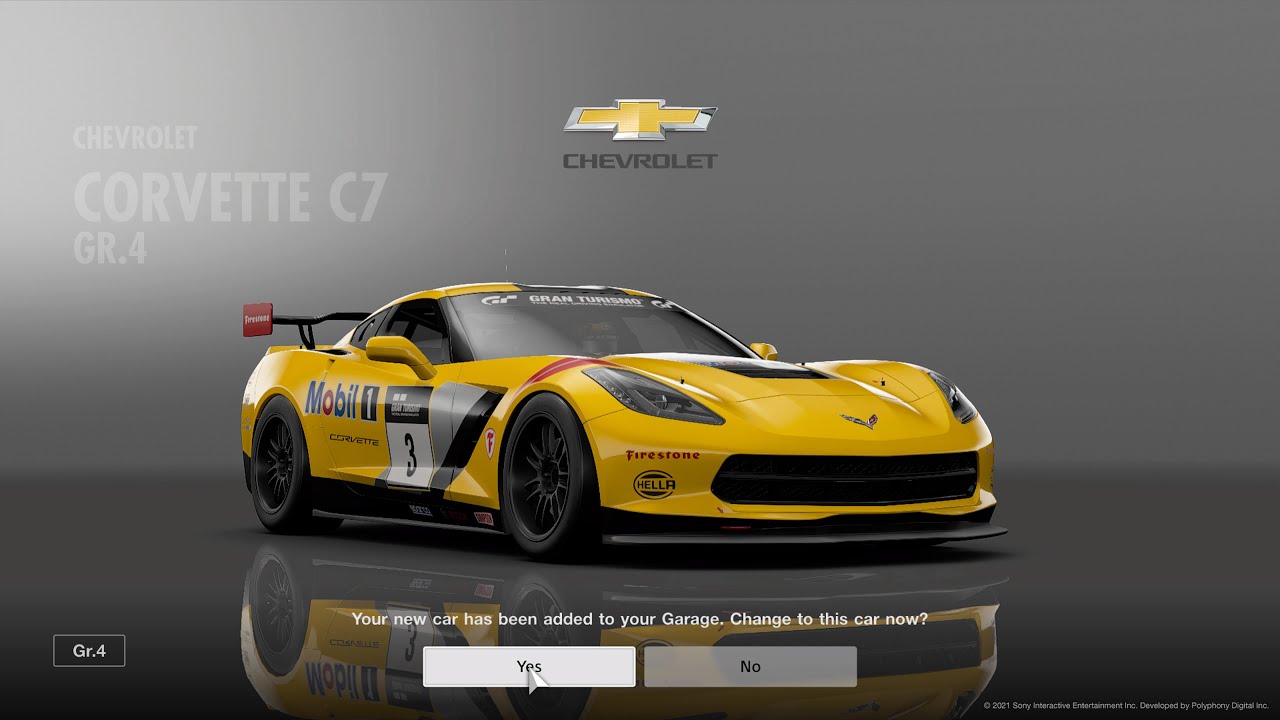 Gran Turismo™SPORT | Chevrolet Corvette C7 Gr.4 | Test Race - YouTube