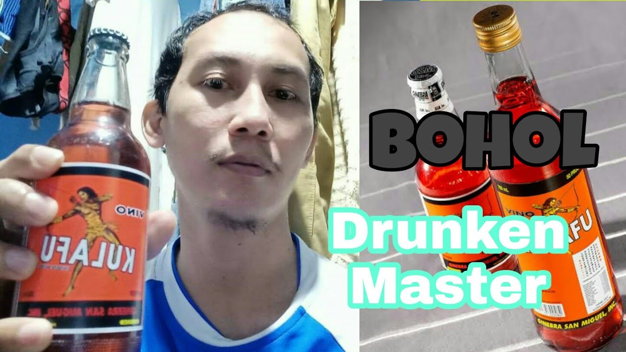 Bohol drunken master | Uminom ng Kulafu in almost 1 minute challenge ...
