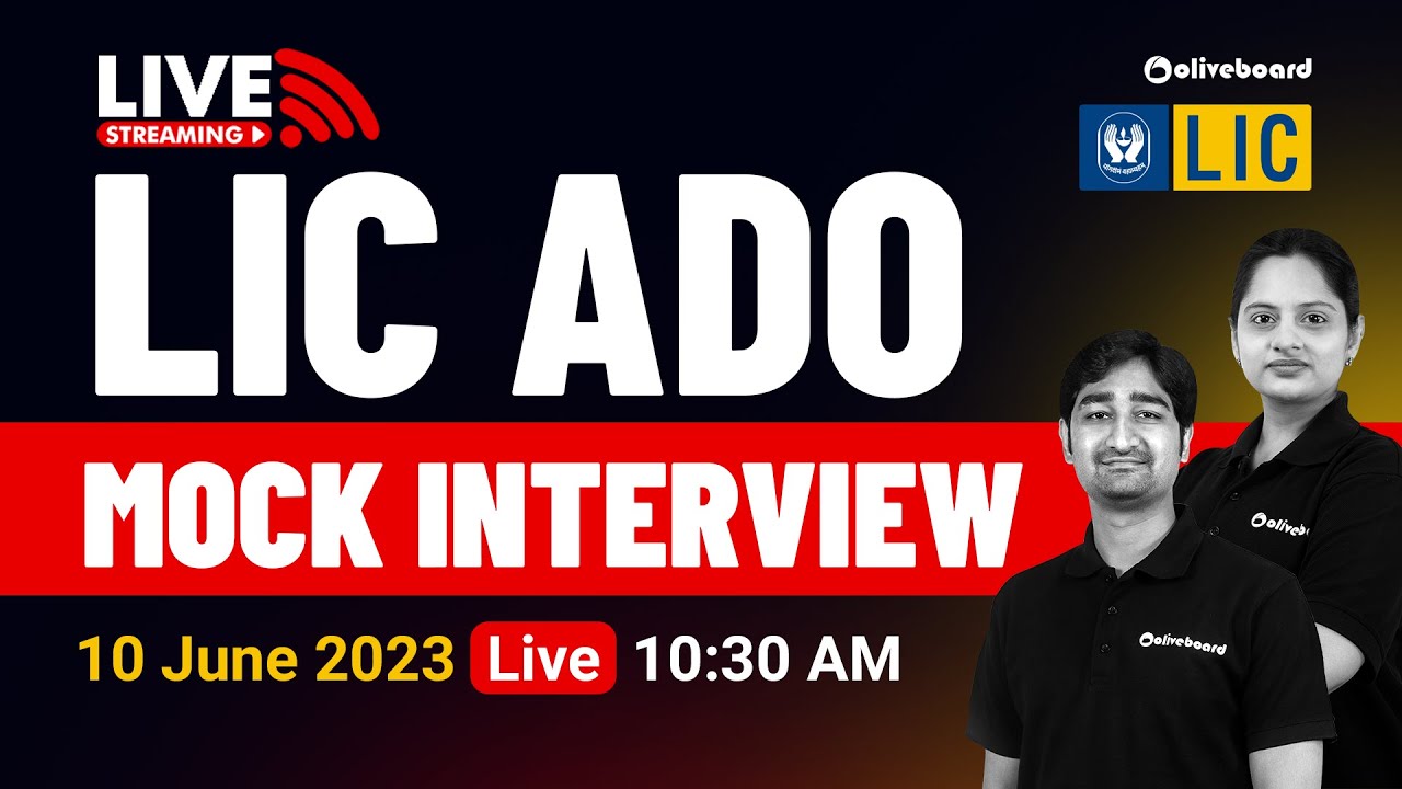 [🔴 Live Stream] LIC ADO Mock Interview 2023 | LIC ADO Interview 2023 ...
