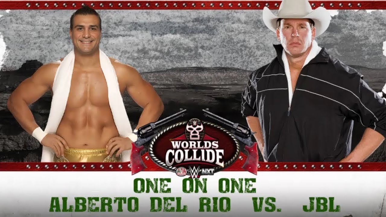 WWE x AAA - Alberto Del Rio El Patron vs JBL 2025 Worlds Collide One On ...