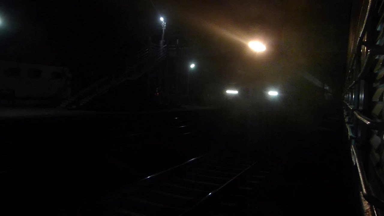 NIGHT THUNDER !! LDH WAP4 MALWA EXPRESS OVERTAKES RAJYA RANI EXPRESS AT ...