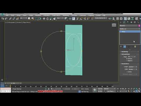 Yatak Odası Modelleme ve Render-16.ders elbise dolabı sürgü kapak modelleme