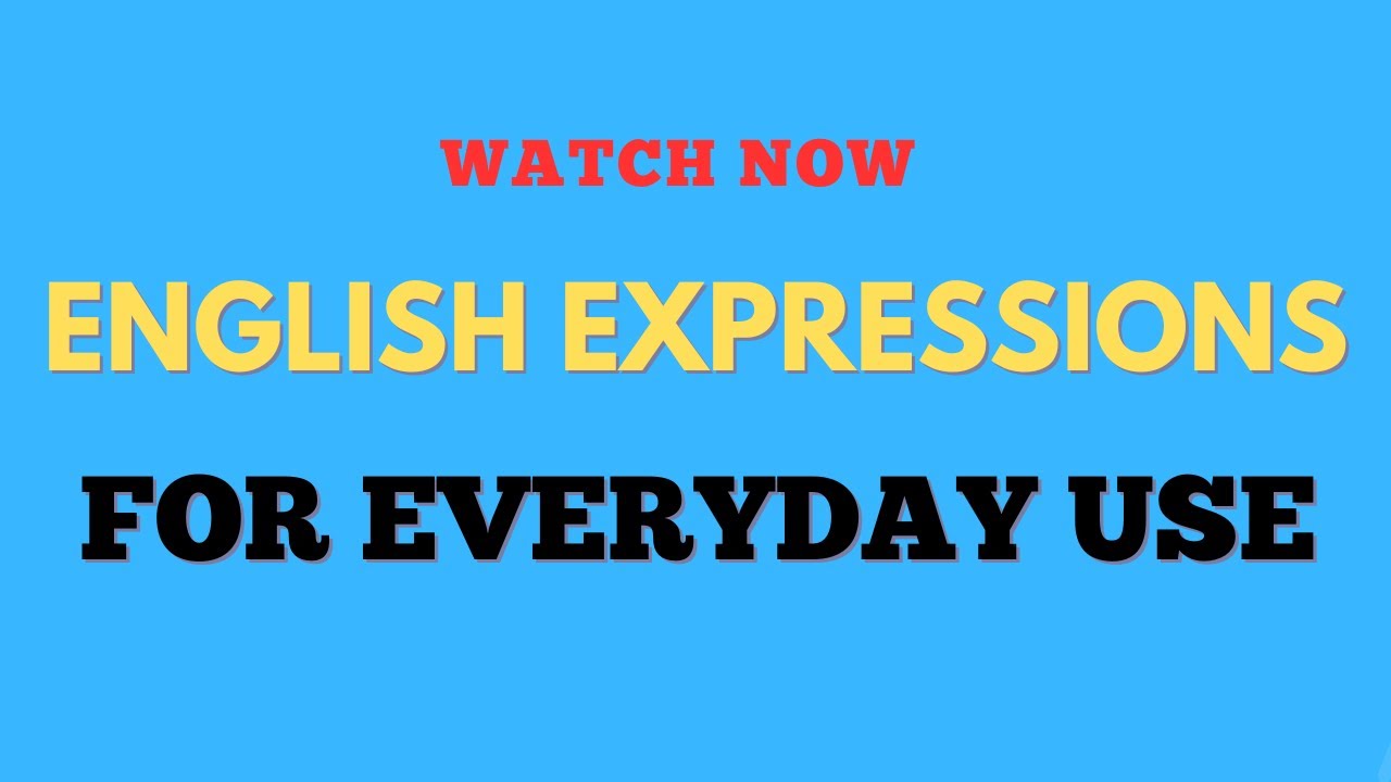 English Expressions for Everyday Use | Meanings | Examples | #idioms # ...
