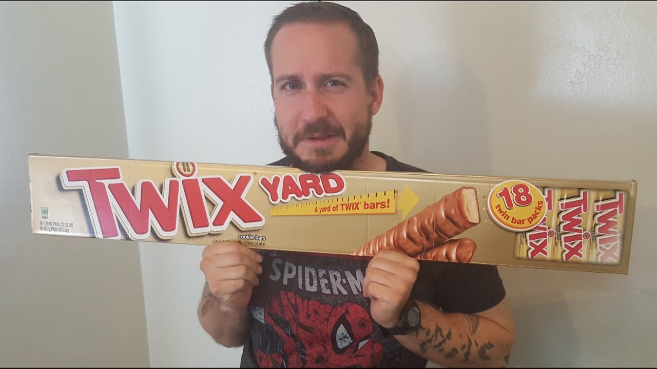 2lb Yard Of Twix Challenge - YouTube
