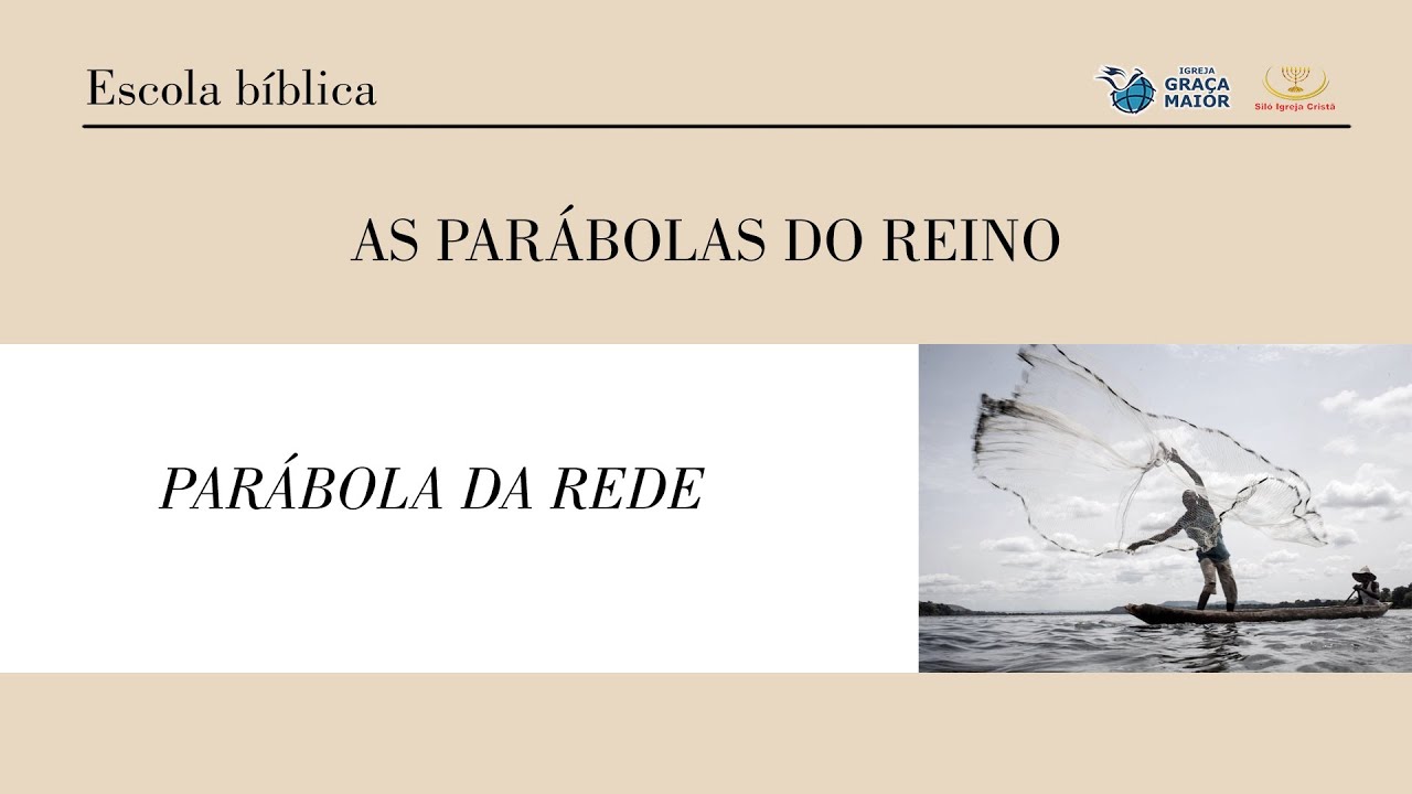 ESCOLA BÍBLICA | AULA 5 - Parábola da Rede | Pr. James Padley - YouTube