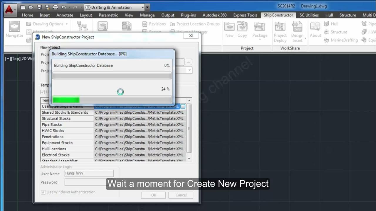 How to Create a New Project in ShipConstructor - Naval Architect Software - YouTube