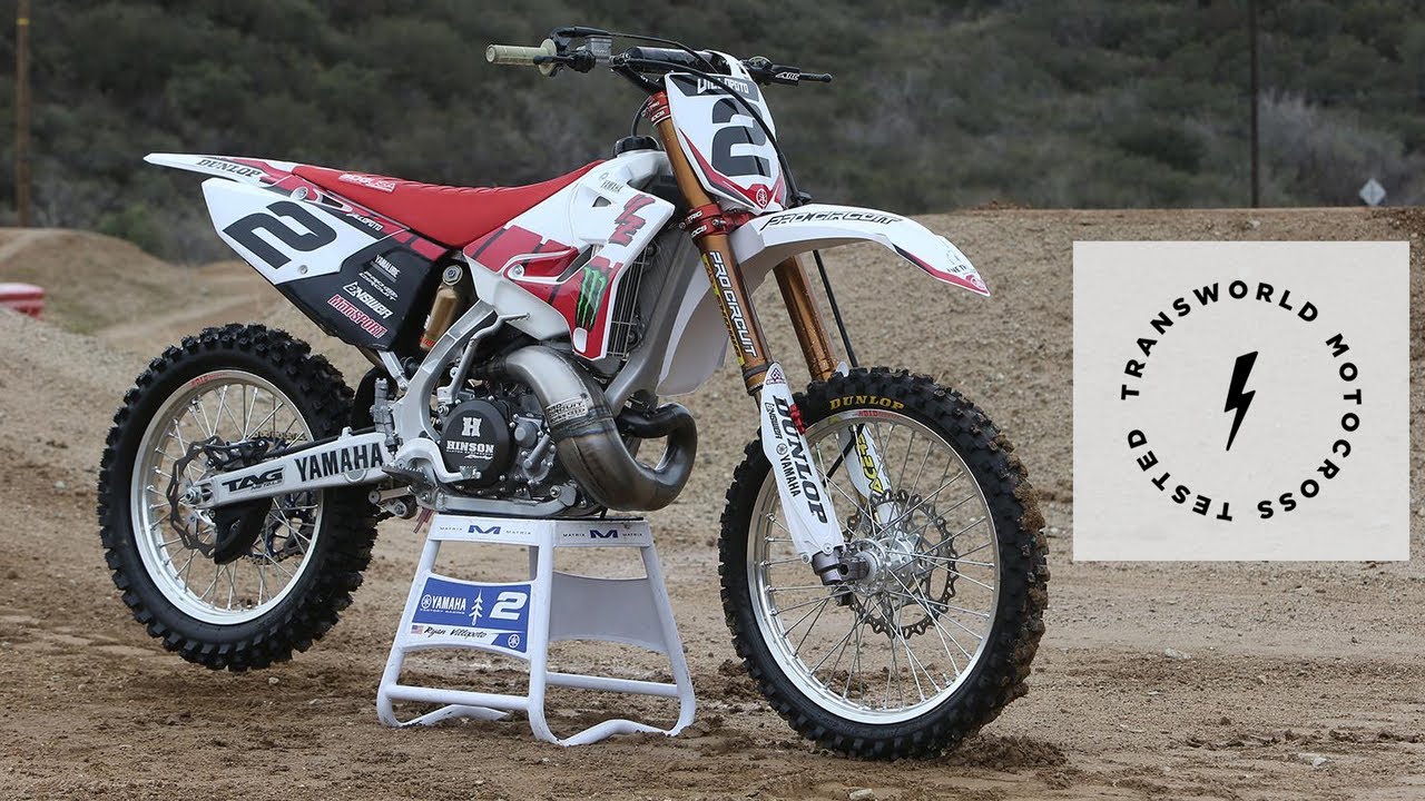 Testing RV2's Red Bull Straight Rhythm YZ250 - YouTube