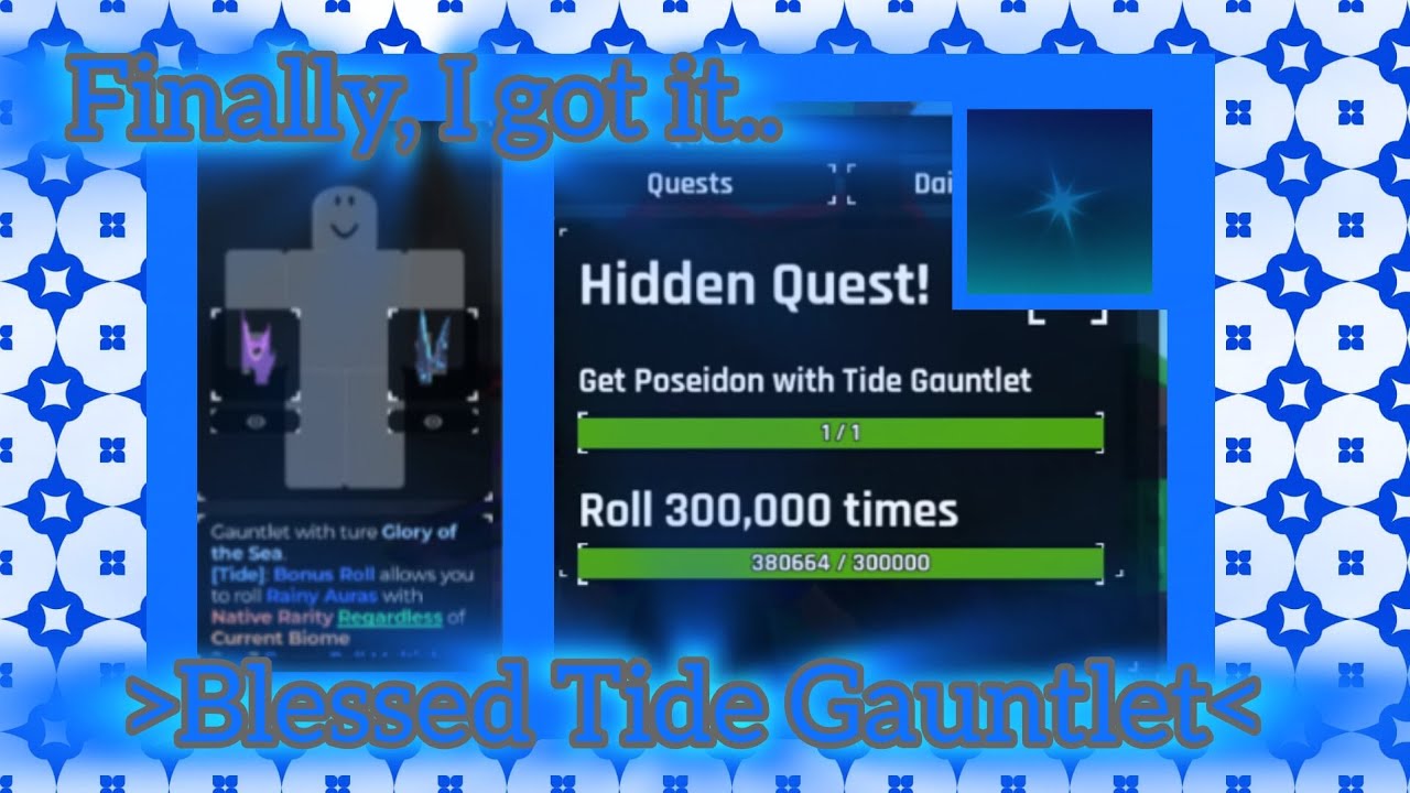 I finally got the Blessed Tide Gauntlet in Sol's RNG! - YouTube
