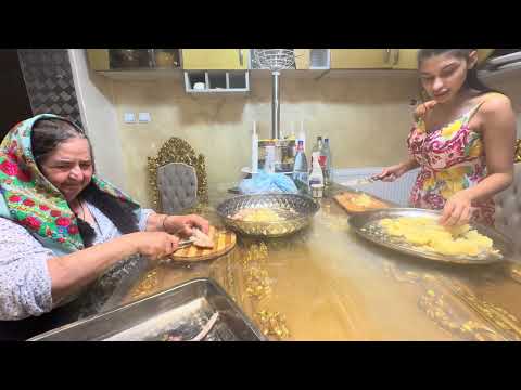 Am făcut pregătirile de Paște că patroana s-a simțit rău și am ajutat-o și eu și Leo 