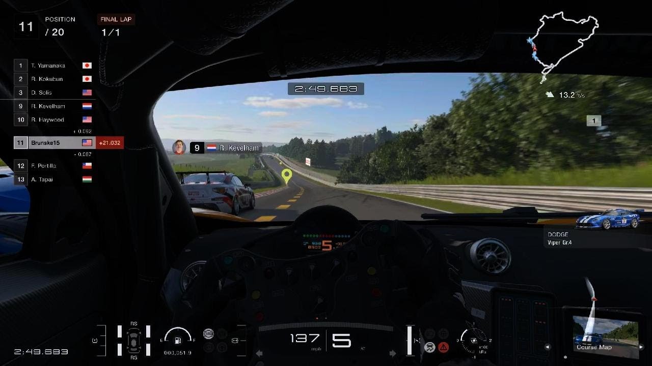 GT7 Nurburgring Difficult Pass McLaren Gameplay - YouTube