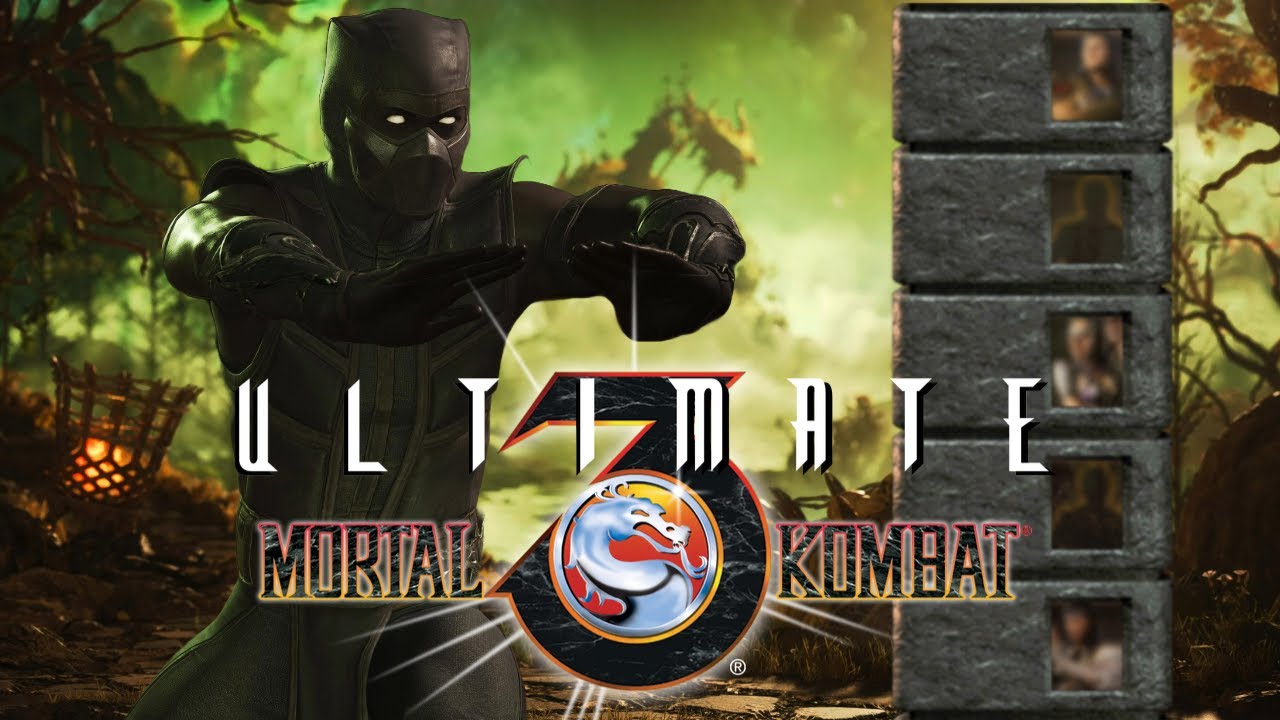 Mortal Kombat 1 - "UMK3" Noob Saibot Klassic Tower Gameplay MK1 - YouTube