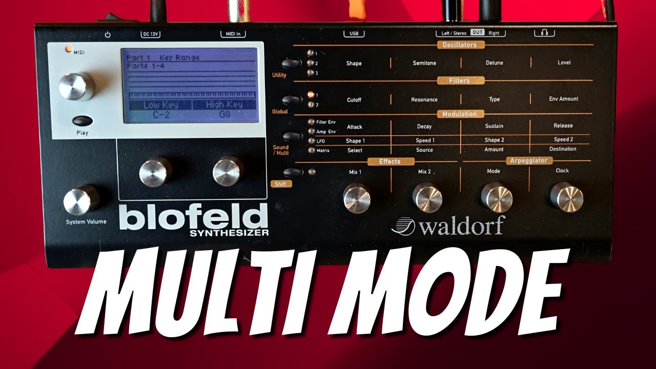 Waldorf Blofeld Multimode (16 track drum machine) - YouTube