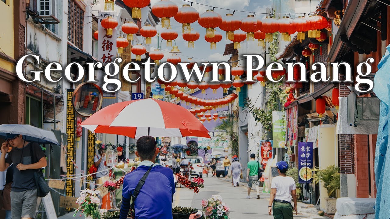 Georgetown Penang Malaysia 2021 | Art Street tour【Full Tour in 4k ...