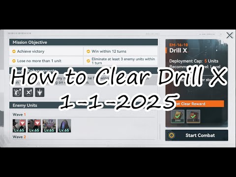 GFL2 Drill X (1-Jan-2025) - YouTube