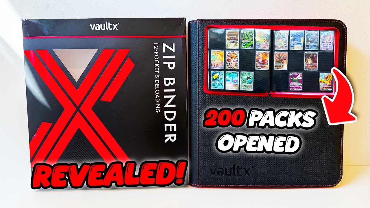 Vault X SV10 First Edition Binder Reveal + Destined Rivals Master Set ...