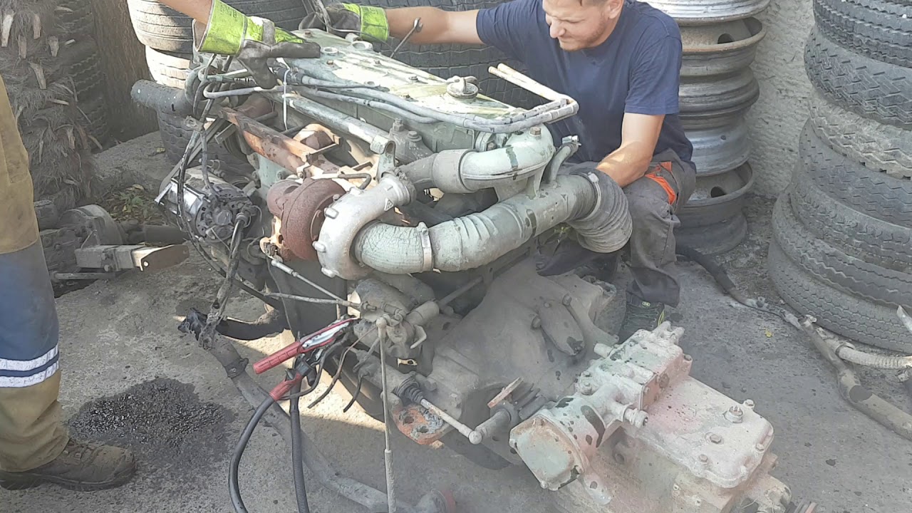MERCEDES OM352 TURBO ENGINE/ΜΗΧΑΝΗ - YouTube