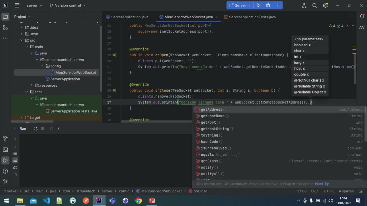 Como criar um servidor WebSocket com java de forma simples e rápida - YouTube