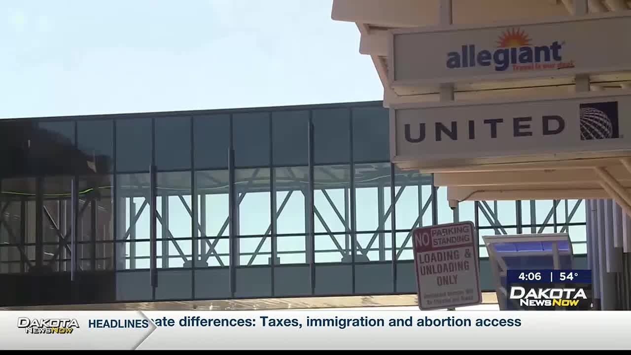 Sioux Falls Regional Airport opens Skywalk - YouTube