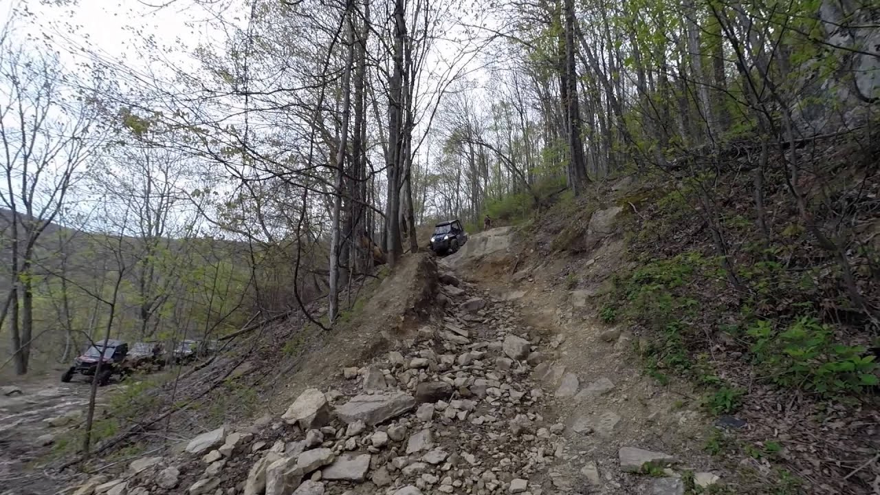 Windrock Trail RZR Downhill - YouTube