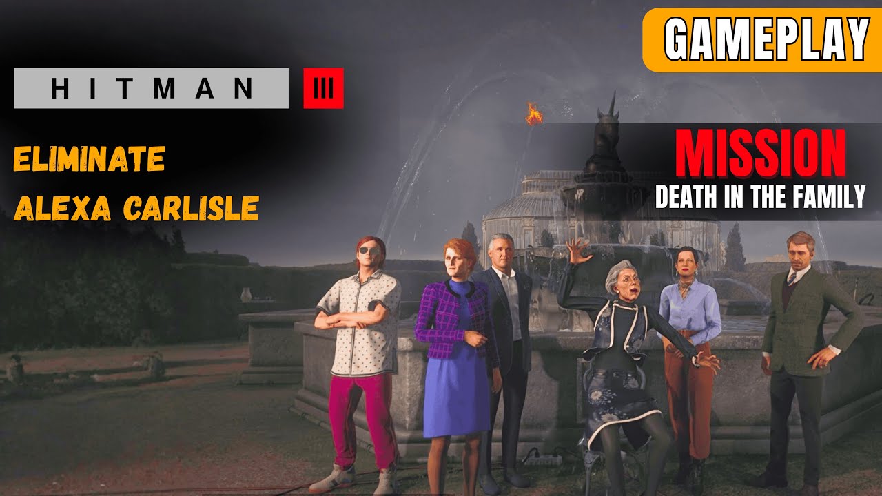 🎮 Hitman 3: Death of a Family | Alexa Carlisle Assassination | Full ...