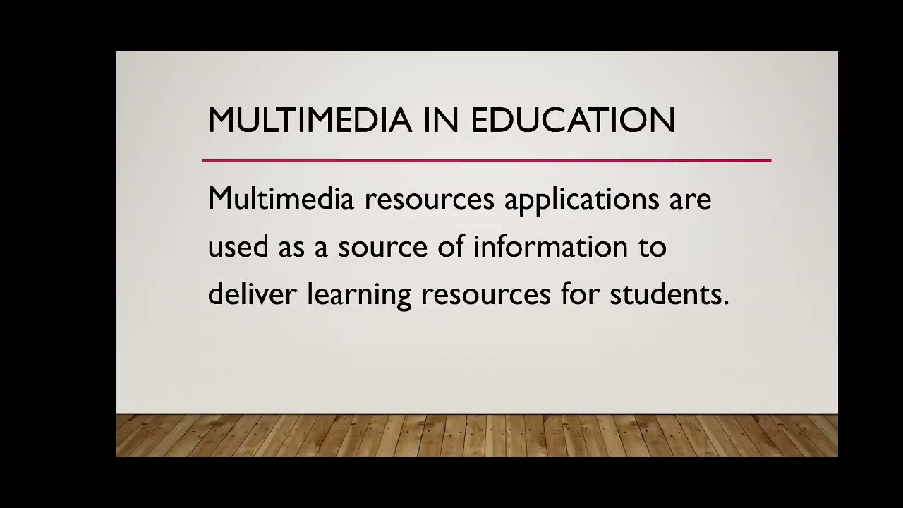 Multimedia in education - YouTube