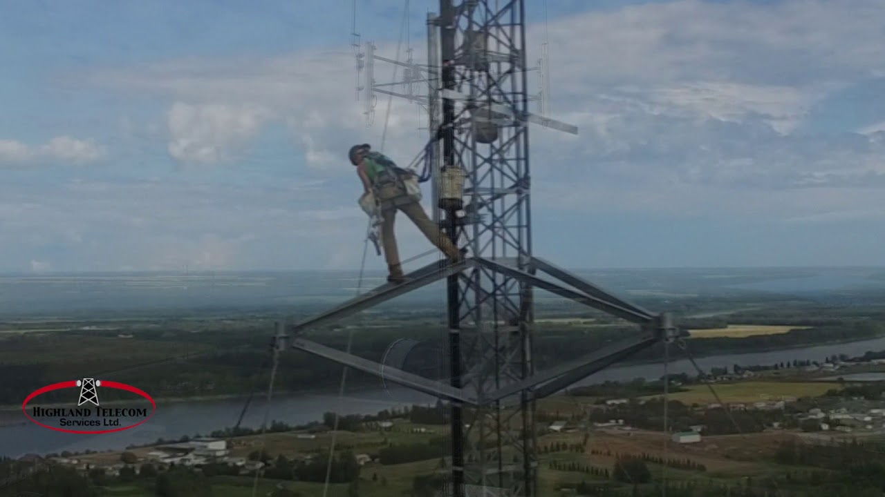 Highland Telecom - Riggers and Aerial Technicians - YouTube