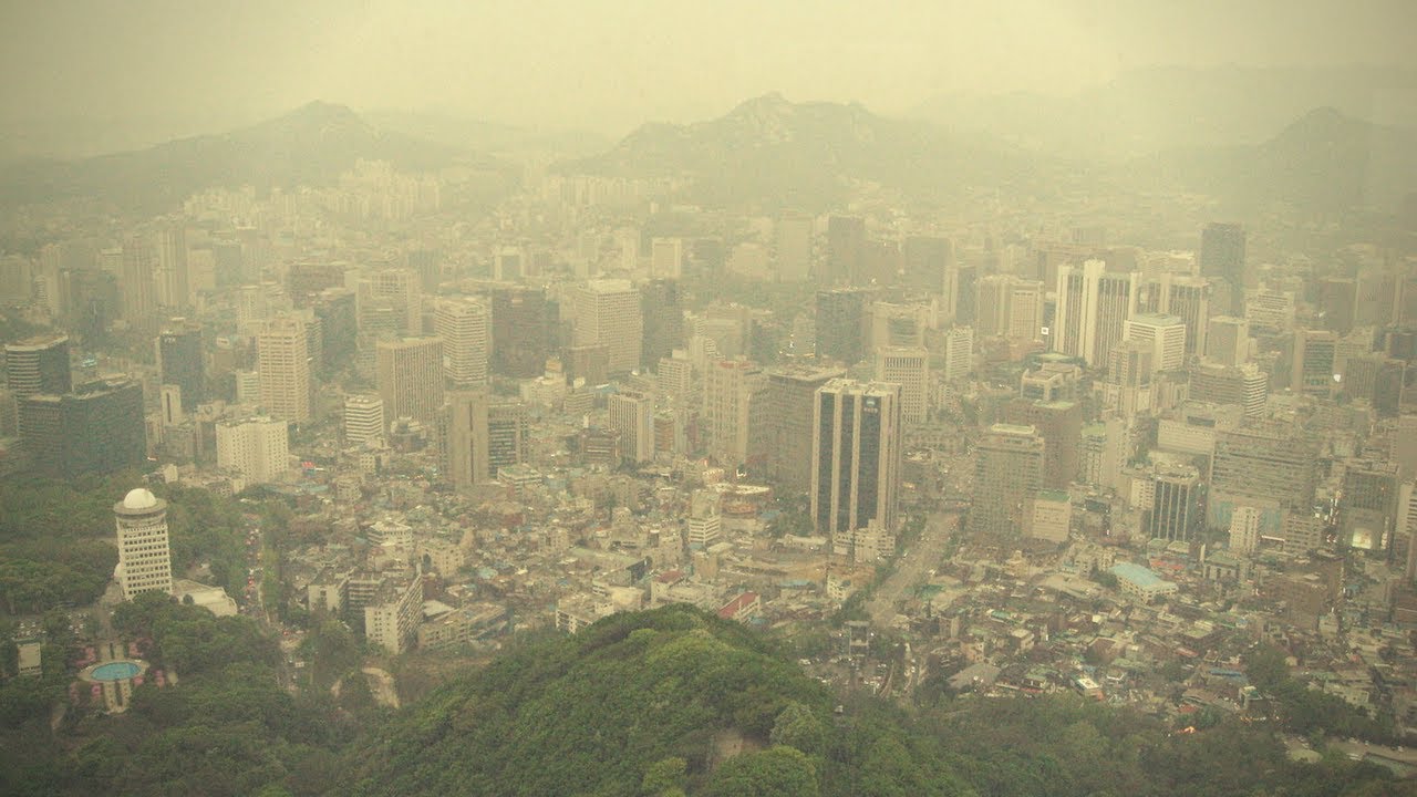 Korea vlog: Ultrafine dust in Korea/fine dust everywhere/미세먼지 - YouTube