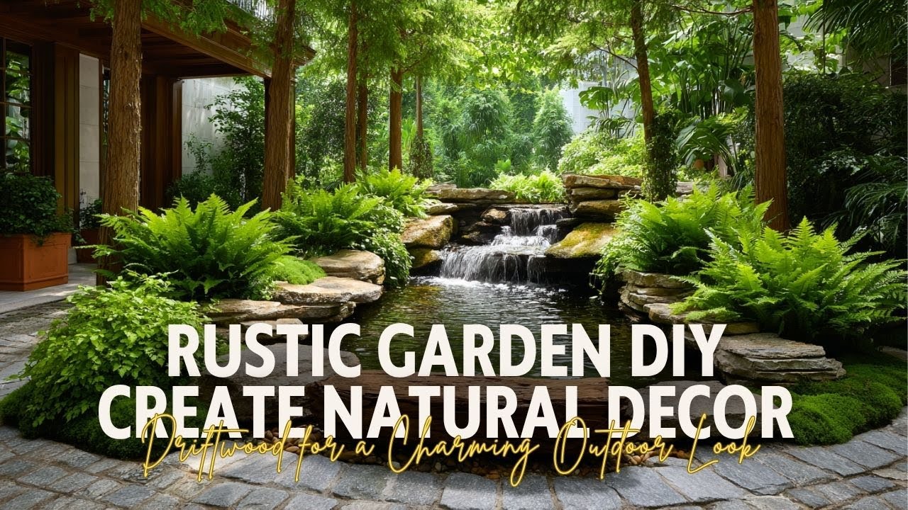 Rustic Garden DIY Create Natural Decor with Stones and Driftwood for a ...