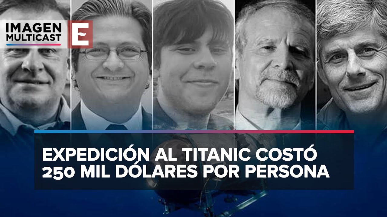 Las cinco víctimas del sumergible Titán de OceanGate - YouTube