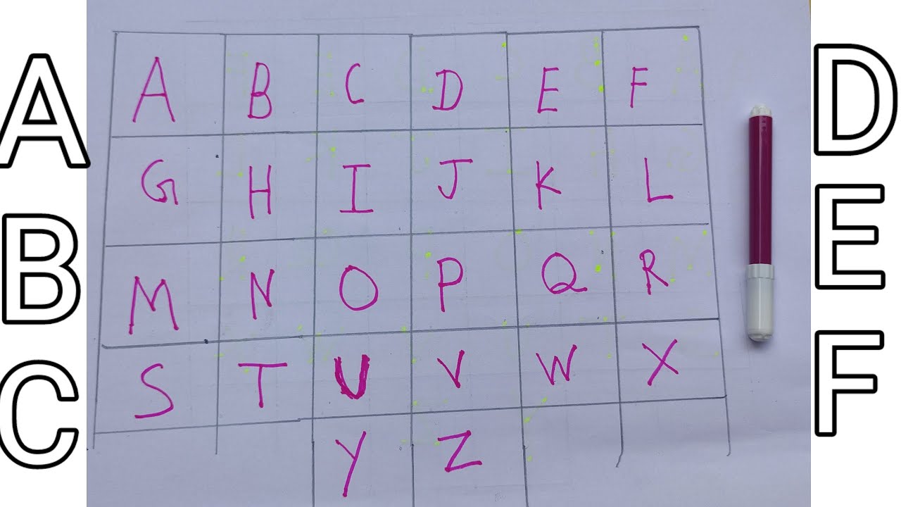 HOW TO WRITE LETTERS FOR KIDS!teaching writing abcd for preschool!ABCD ...