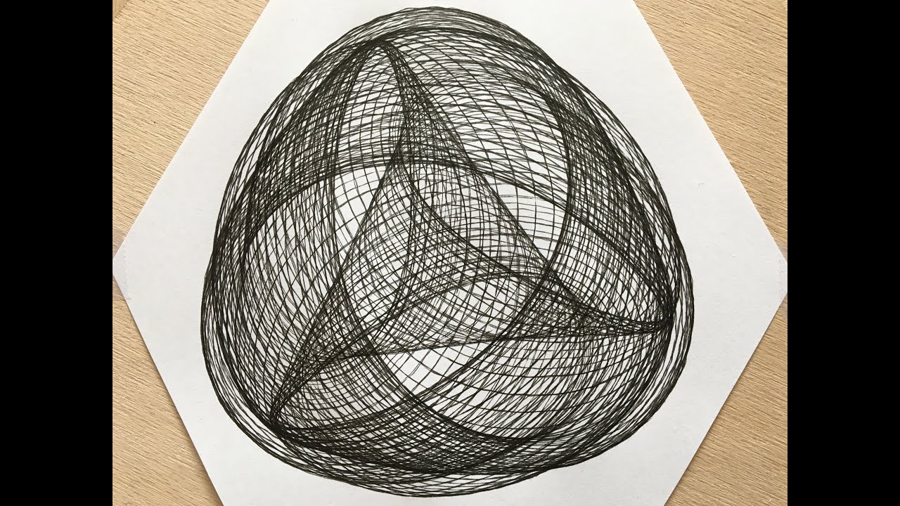 rotating triangle | relaxing cycloid drawing (21) - YouTube