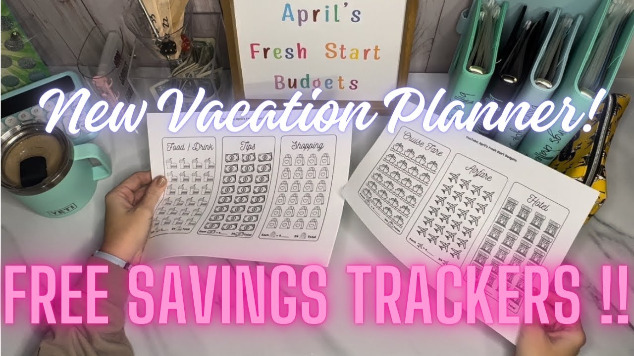 Freebie Alert!! | Savings Tracker Free Download | My New Vacation ...