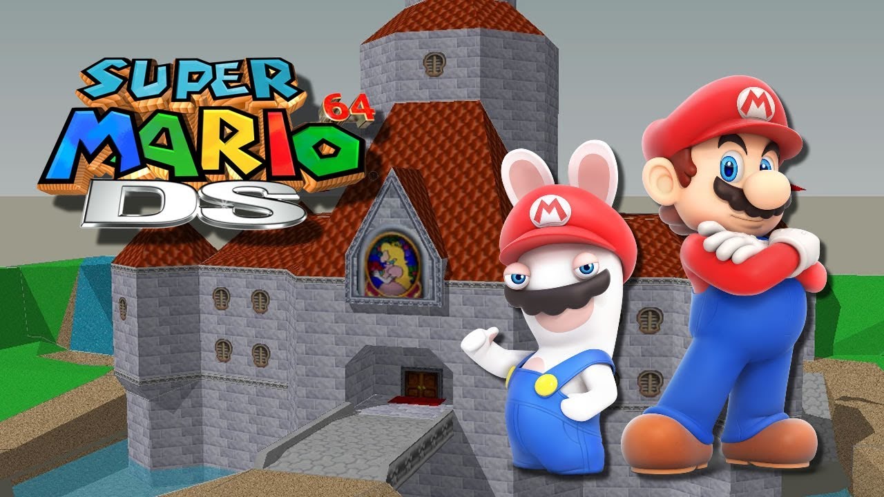 Super Mario 64 DS - All Red Mario Rabbit Locations - (NDS) - YouTube
