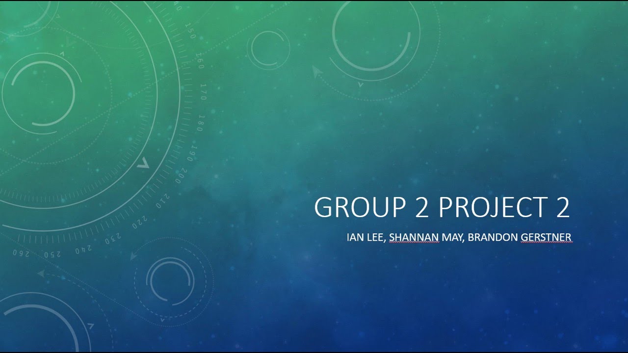 Group 2 Project 2 Survey of Calculus - YouTube