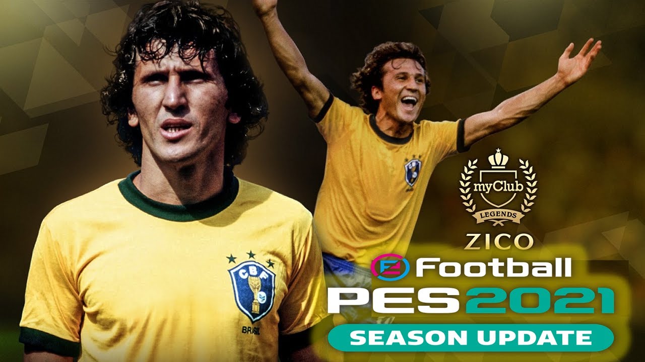 UPANDO ZICO LEGEND ATÉ O NÍVEL MÁXIMO + GAMEPLAY! ZICO LENDA! PES 2021 ...