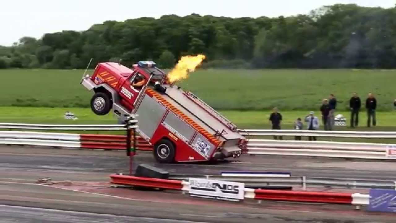 Backdraft - Wheelie Fire Engine (HD) - YouTube