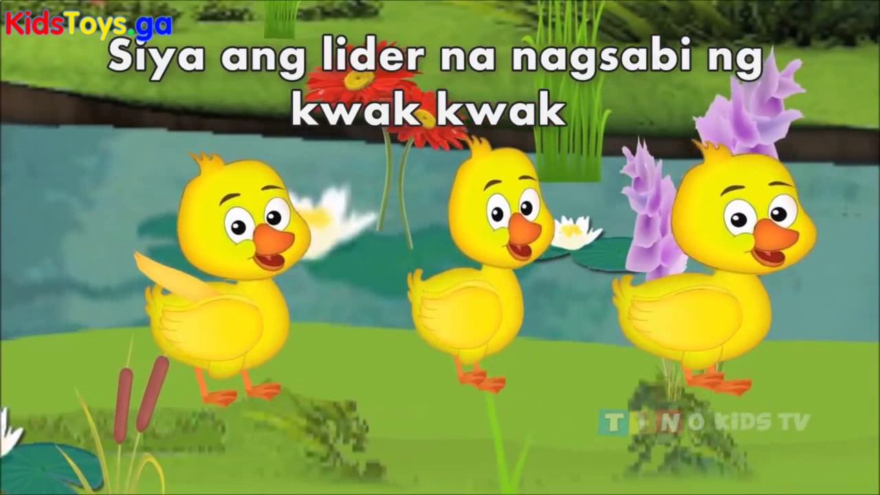 Tatlong Bibe Animated Filipino / Tagalog Nursery Rhymes with Lyrics ...