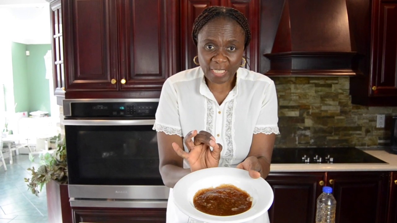 COMMENT MANGER LE NKUI (LA SAUCE GLUANTE) /HOW TO TASTE STICKY ...