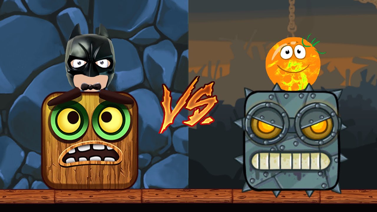 RED BALL 4: BATMAN BOWTIE BALL vs LAVA TOMATO BALL 'Speed Run' PRO ...