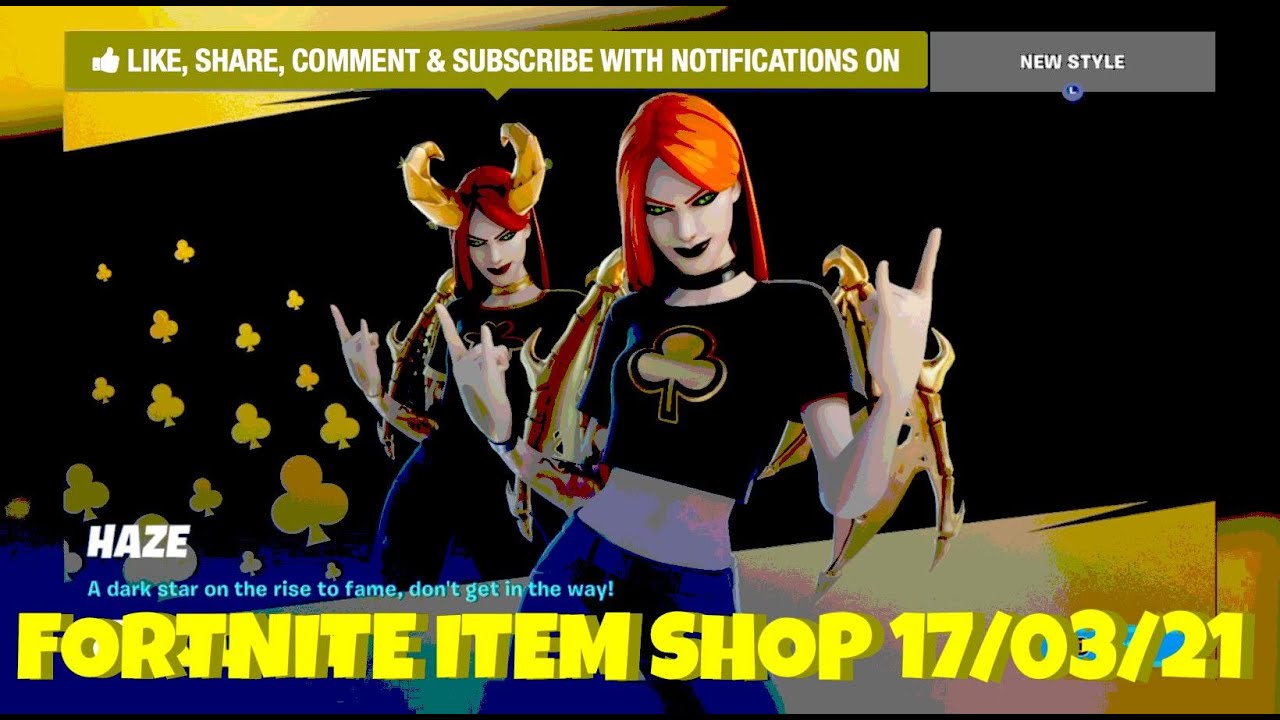 FORTNITE ITEM SHOP 17/03/21 || Happy St. Patrick's Day || Hunter's and ...