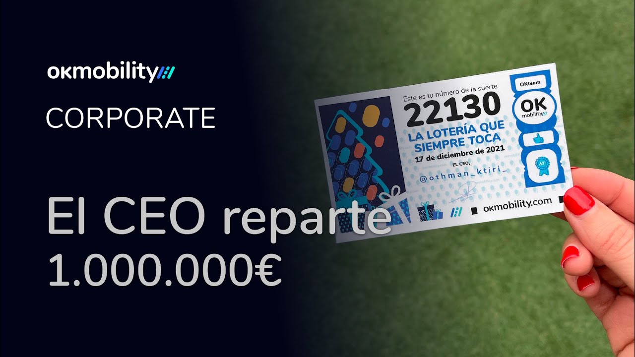 El CEO de OK Mobility reparte 1 millón de euros - YouTube
