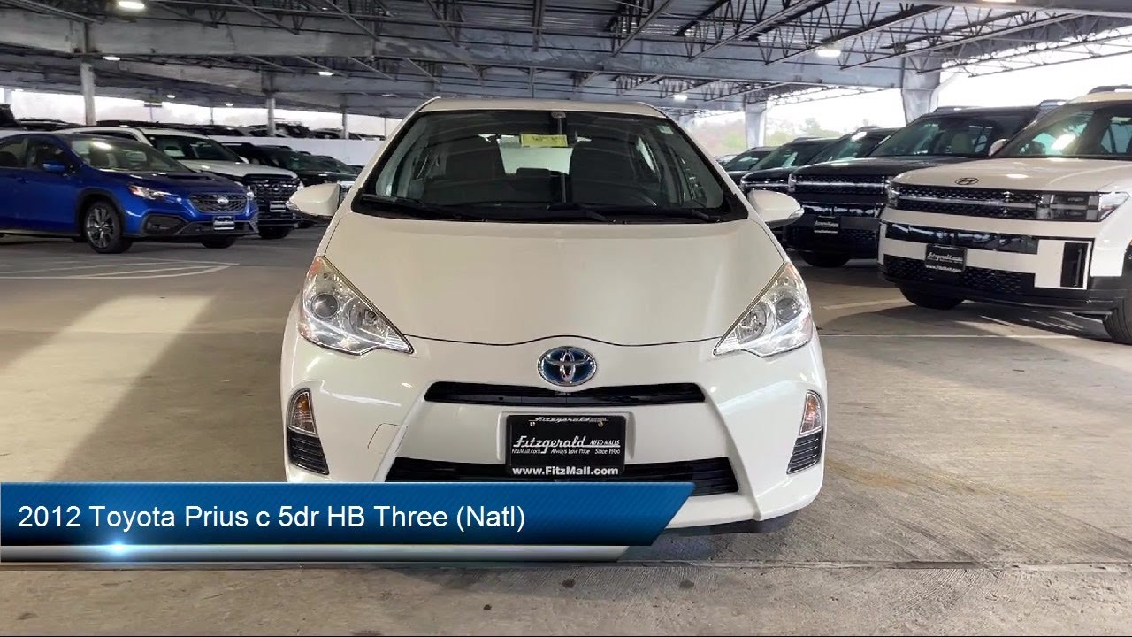 2012 Toyota Prius c 5dr HB Three (Natl) - YouTube