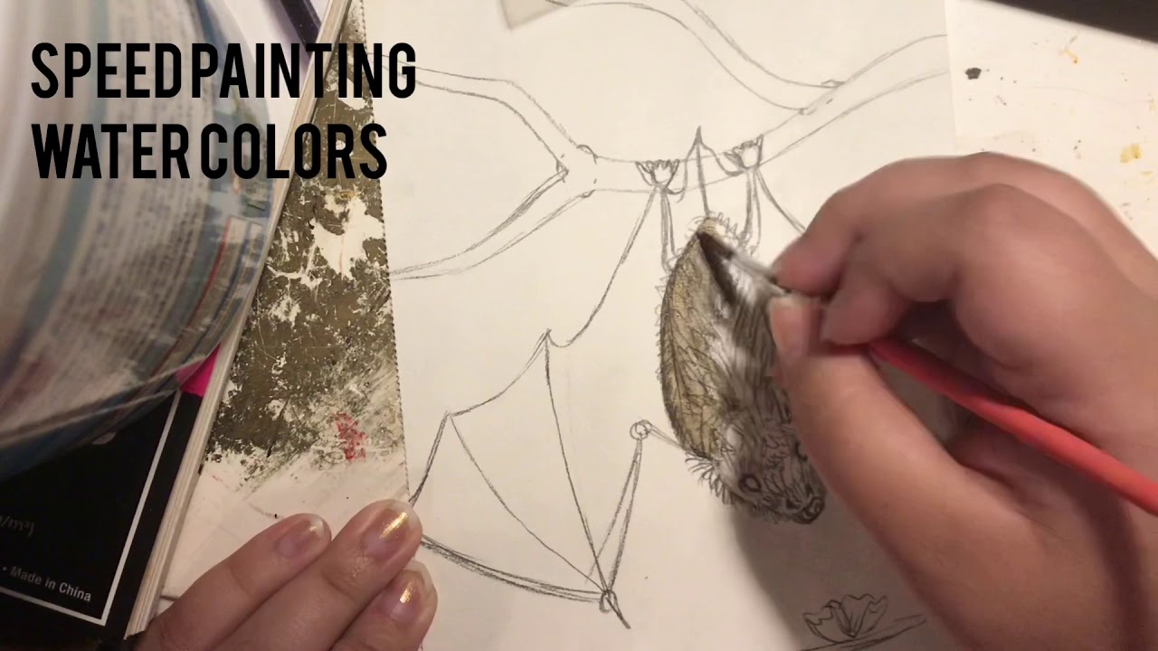 Speed paint a bat - YouTube