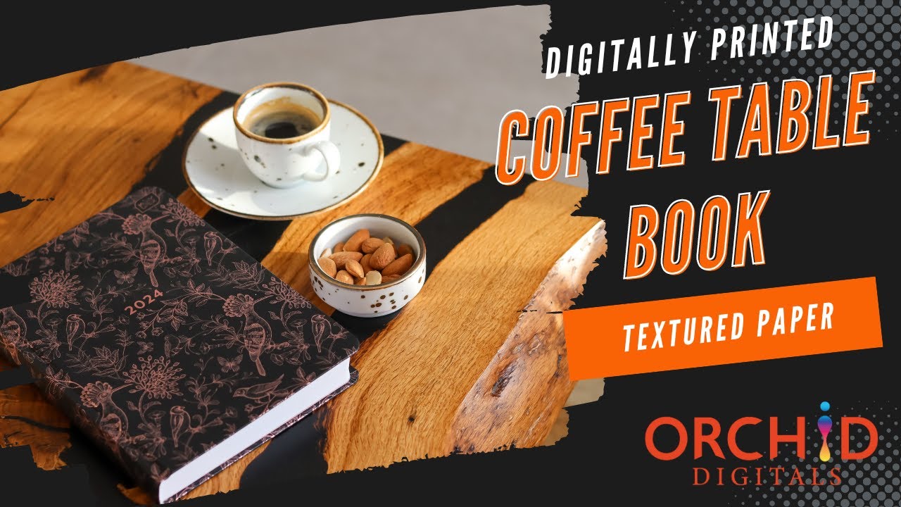 Ultra-Premium Coffee Table Book Printed on Textured Paper - YouTube